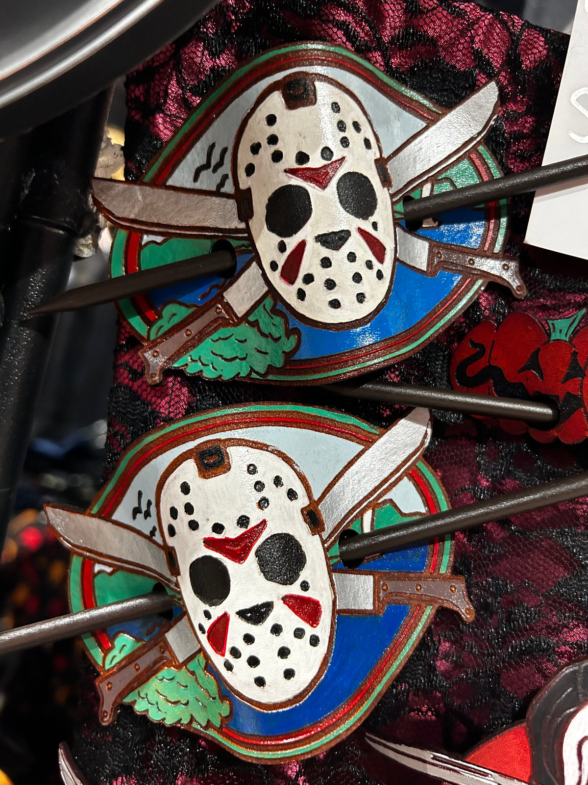 Jason Camp Crystal Lake Leather Hair Slide | Hart & Horn